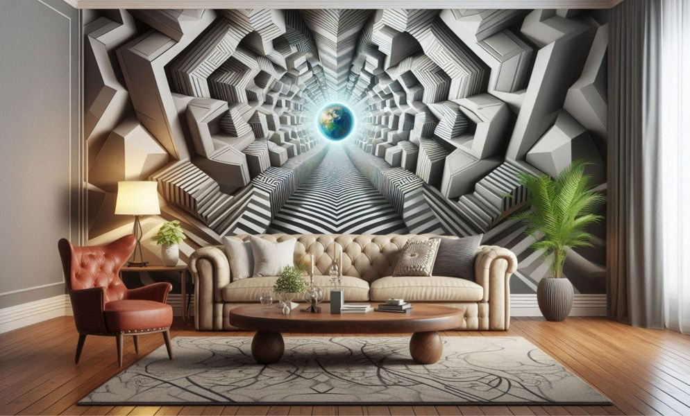 9 Jaw Dropping Wall Mural Ideas for Living Room | MPG Stone